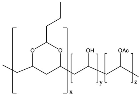 Molecular Structure Of Pvb Used In This Work Download Scientific Diagram