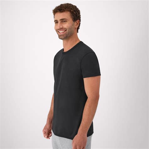 Hanes T Shirt 6 Pack Mens Comfortsoft Tagless Crewneck Short Sleeve