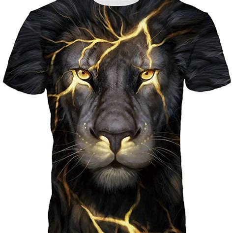 Camisetas Con Leones T Shirt Costumes Novelty Tshirts Lion Tshirt