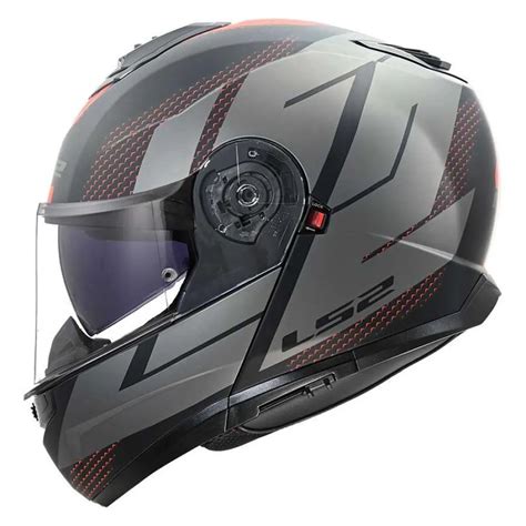 Ls2 Ff908 Strobe Ii Code Modular Helmet Grey Motardinn