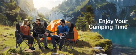 Lets Camp Folding Camping Chair Oversized Heavy Duty