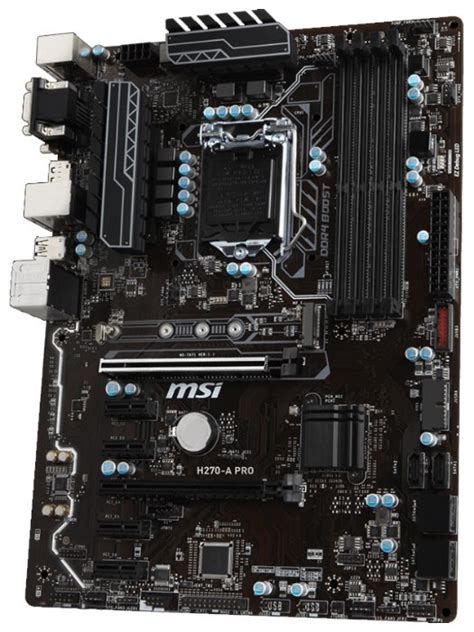 Купить материнская плата MSI H270-A PRO в Минске - Комплектующие на RAM.BY