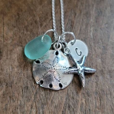 Sand Dollar Necklace Etsy