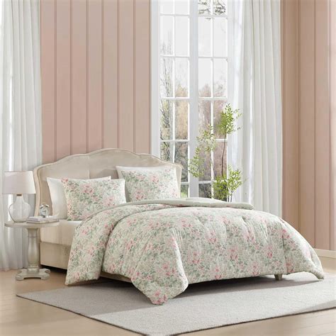 Laura Ashley King Comforter Set Bedding Set Includes Matching Bed Sheets Shams And Pillowcases