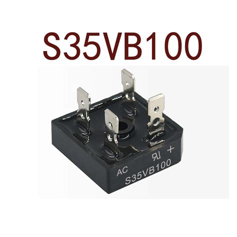 Black 35100 Diode S35vb100w 35a 100w 1000v Ac To Dc Single Phase Metal