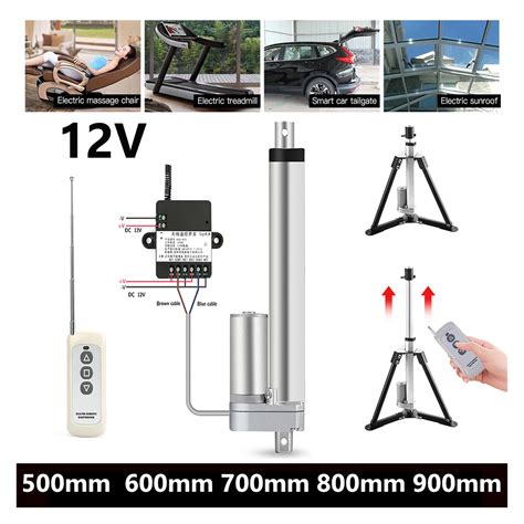 Rf Remote Control 12v Dc Linear Actuator Motor Metal Gear Electric