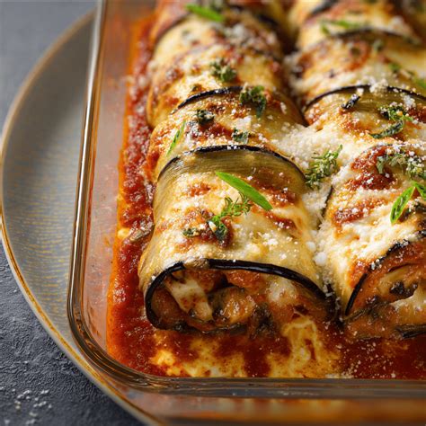 Healthy Eggplant Rollatini