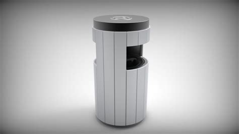 Dustbin 3d Model 5 Obj 3ds Unknown Blend Fbx Free3d