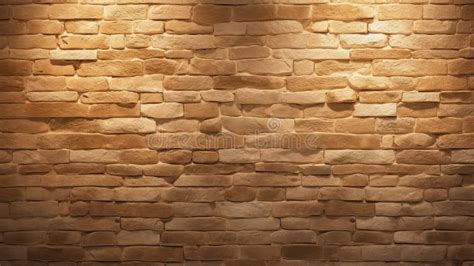 Warm Light Brick Texture Stock Illustration Illustration Of