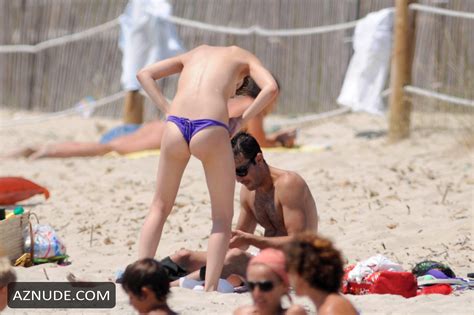 Ursula Corbero Public Sexy Topless At The Beach Aznude