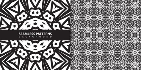 Classic Batik Seamless Pattern Background Vector Image