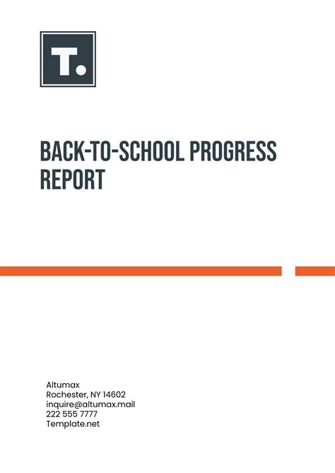 Free Work Progress Report Template To Edit Online