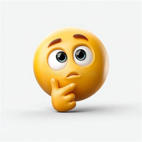 Thinking Face Emoji Drawing