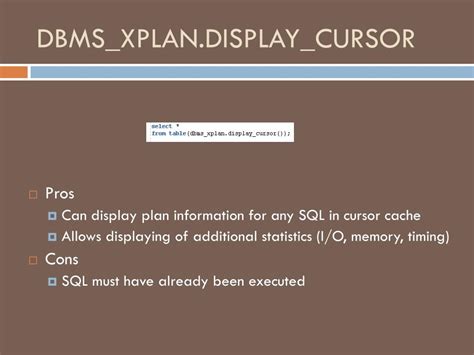 Ppt Executing Explain Plans And Explaining Execution Plans Powerpoint Presentation Id 2590570