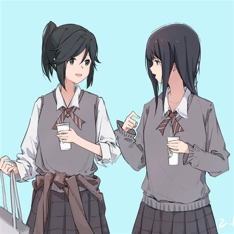 莉兹与青鸟可爱头像图片，百合女孩的纯美感情 Bobopic