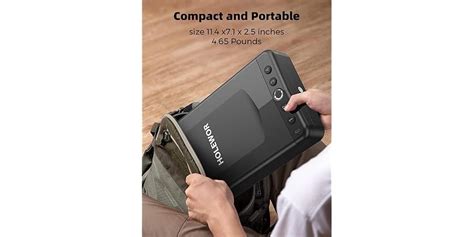 Holewor Small Biometric Passcode Gun Safe