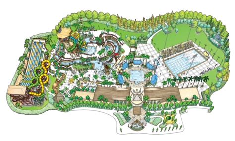 Buccaneer State Park Map Maps Six Flags Great Escape