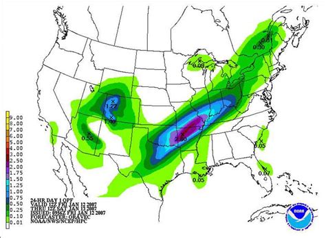 Example Quantitative Precipitation Forecast Qpf From Noaa Download