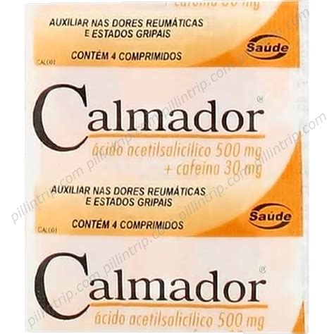 Calmador Usos Efectos Secundarios Interacciones Dosis Pillintrip