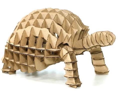 Laser Cut 3d Puzzle Turtle Toy Model Dxf File Vectors File