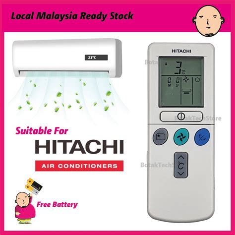 Hitachi Aircond Air Conditioner Replacement Remote Control Shopee