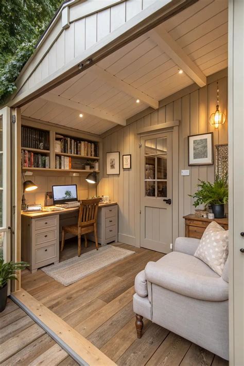 16 Inspiring Shed Office Interior Ideas Garden Eco