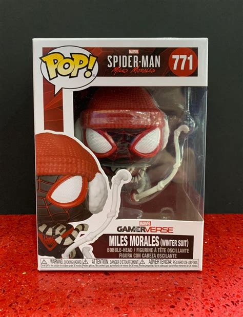 Funko Pop Figura Spiderman Miles Morales Winter Suit 771 Gamestation