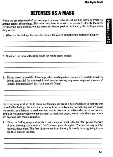 Counseling Trauma Worksheets