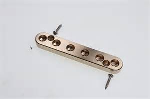 Electric Guitar Parts Bridge String Thru Body Ferrules Reverb