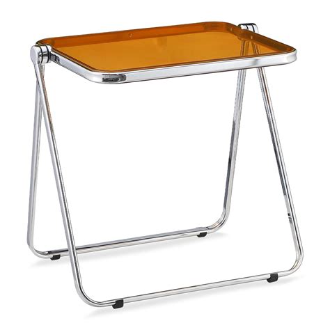 Folding Tv Tray Table Clear Acrylic Foldable Table No