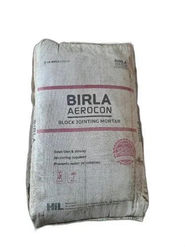 Birla Aerocon Block Jointing Mortar At ₹ 700bag Alamu Nagar Coimbatore Id 2849455535130
