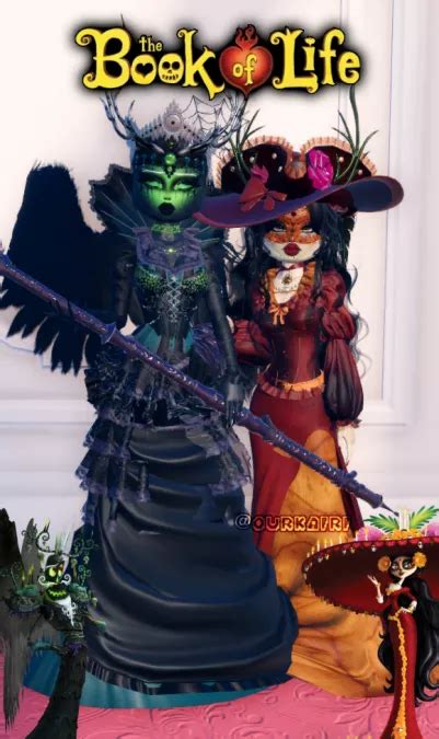 Dti Dress To Impress La Muerte And Xibalba Book Of Life Cosplay Outfit