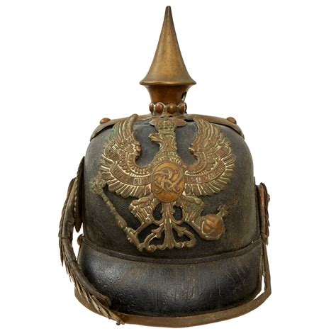 Original Imperial German Prussian M185657 Pickelhaube With Extremely