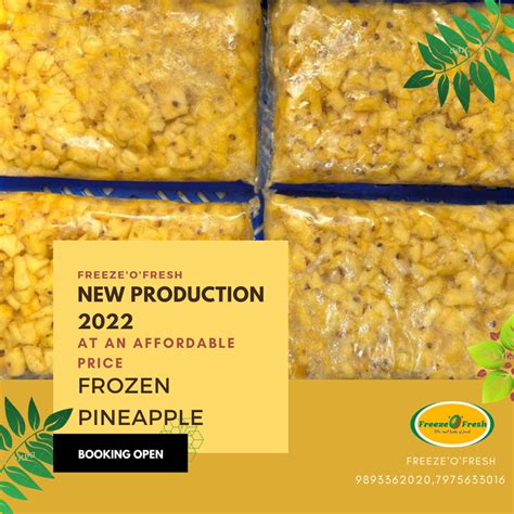 Frozen Pineapple Tit Bit At Rs 180 Kg Pineapple Tidbits In Indore Id 26194821712