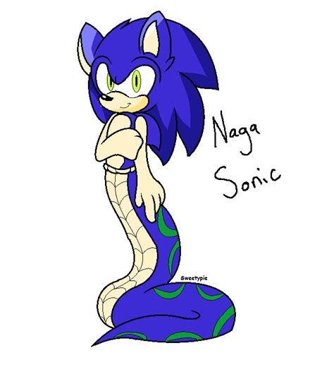 Sonic Naga Color Lineart Used By Sabrina The Hedgie On Deviantart