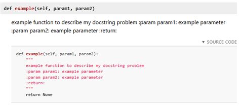 Python 3x Pdoc Doesnt Highlight Parameter In Docstring Stack Overflow