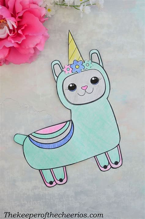 Design Your Own Llama Craft The Keeper Of The Cheerios