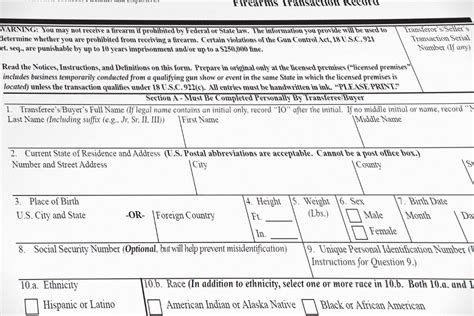 Ohio Form 4473
