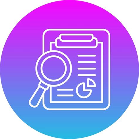Premium Vector Research Icon