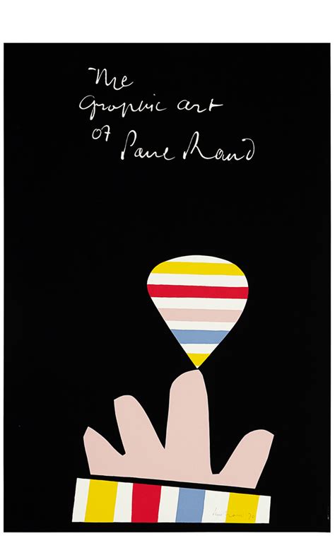 Paul Rand Poster For Ibm 1970 Signed R Posters