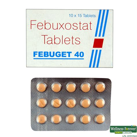 Buy Febuget 40mg 15 Tablets Online At Best Prices Wellness Forever