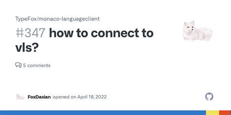 How To Connect To Vls · Issue 347 · Typefoxmonaco Languageclient · Github