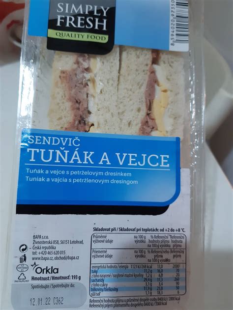 Daruji Za Odvoz Sendvic Tunak Všezaodvoz