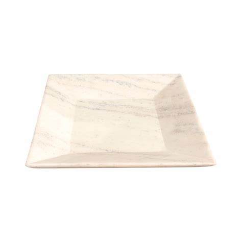 Natural Marble Square Tray 14x14 Home And Living Home Décor Pe