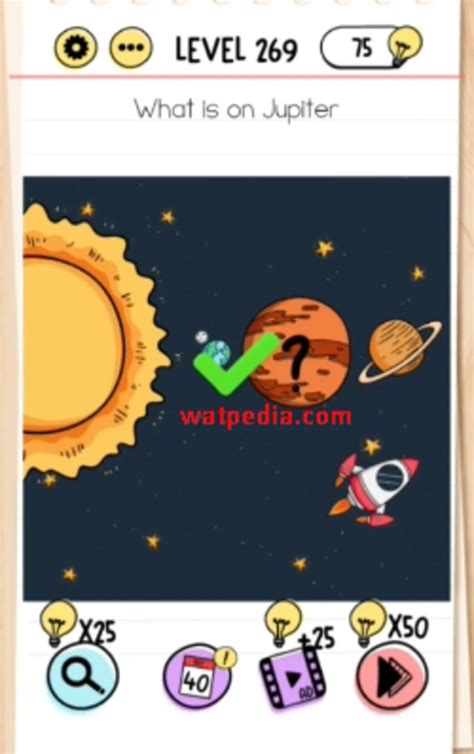 Brain Test Level 269 What Is On Jupiter
