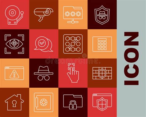 set line browser with shield shield brick wall password protection