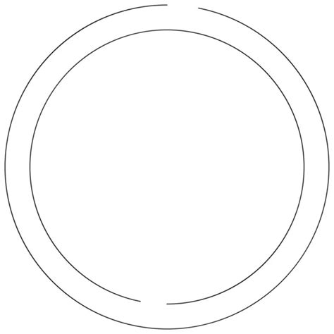 Circular Concentric Segmented Circles Rings Abstract Geometric Circle