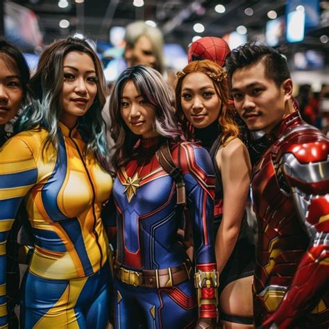 Free Cosplay Group Portrait Image Download At Stockcake