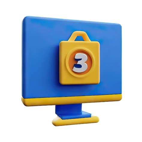 Premium Photo Computer 3d Icon Illustration