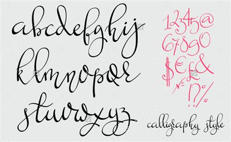 9 Handwriting Fonts Free Sample Example Format